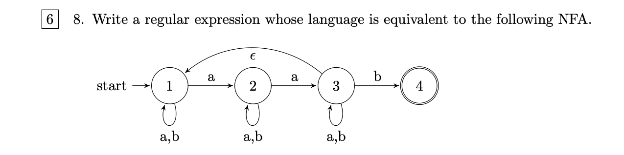 Solved 8. Write a regular expression whose language is | Chegg.com