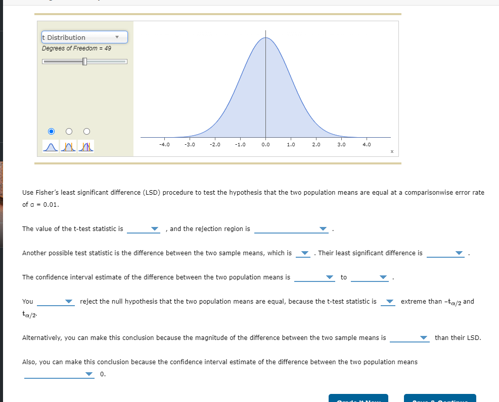 Solved 5. Fisher's least significant difference (LSD) method | Chegg.com
