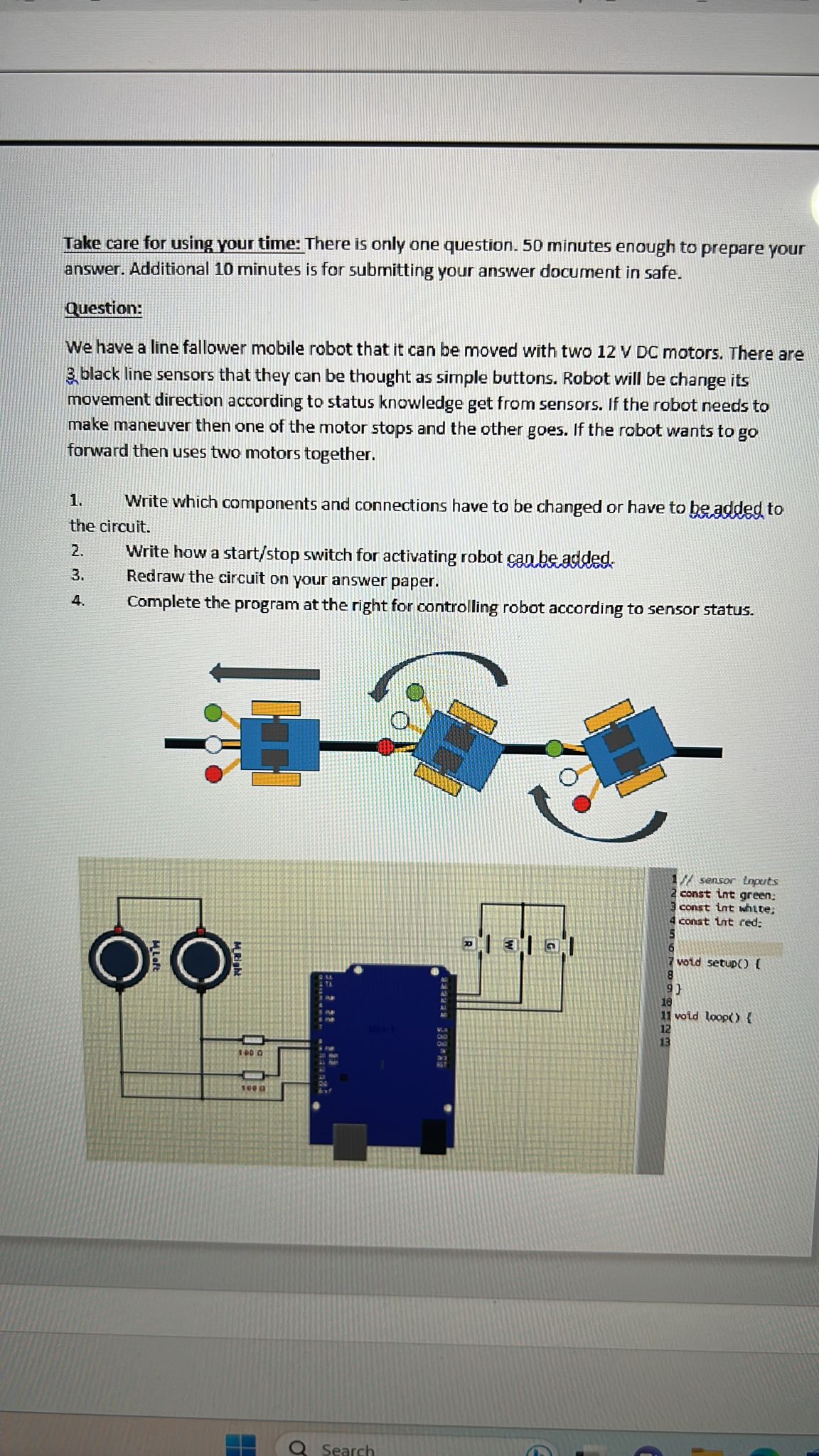 Solved Take care for using your time: There is only one | Chegg.com
