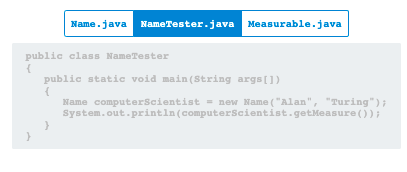 Solved PARTICIPATION ACTIVITY 8.15.4: Produce a Name class | Chegg.com