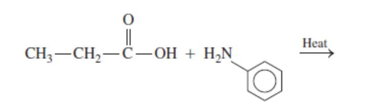 Solved Draw the condensed structural formula for the amide | Chegg.com