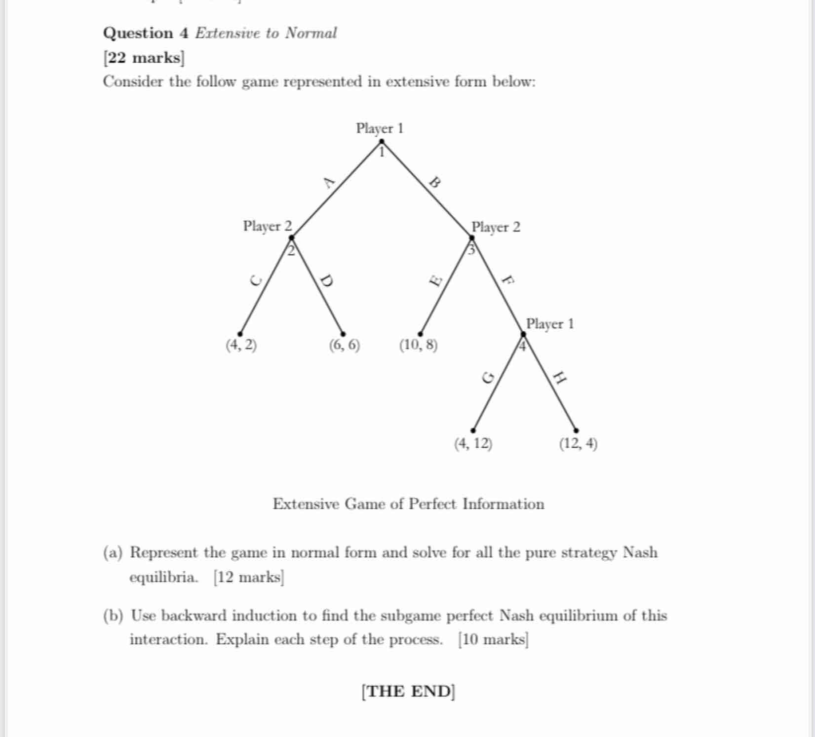 Solved Question 4 ﻿Extensive to Normal [22 ﻿marks] ﻿Consider | Chegg.com