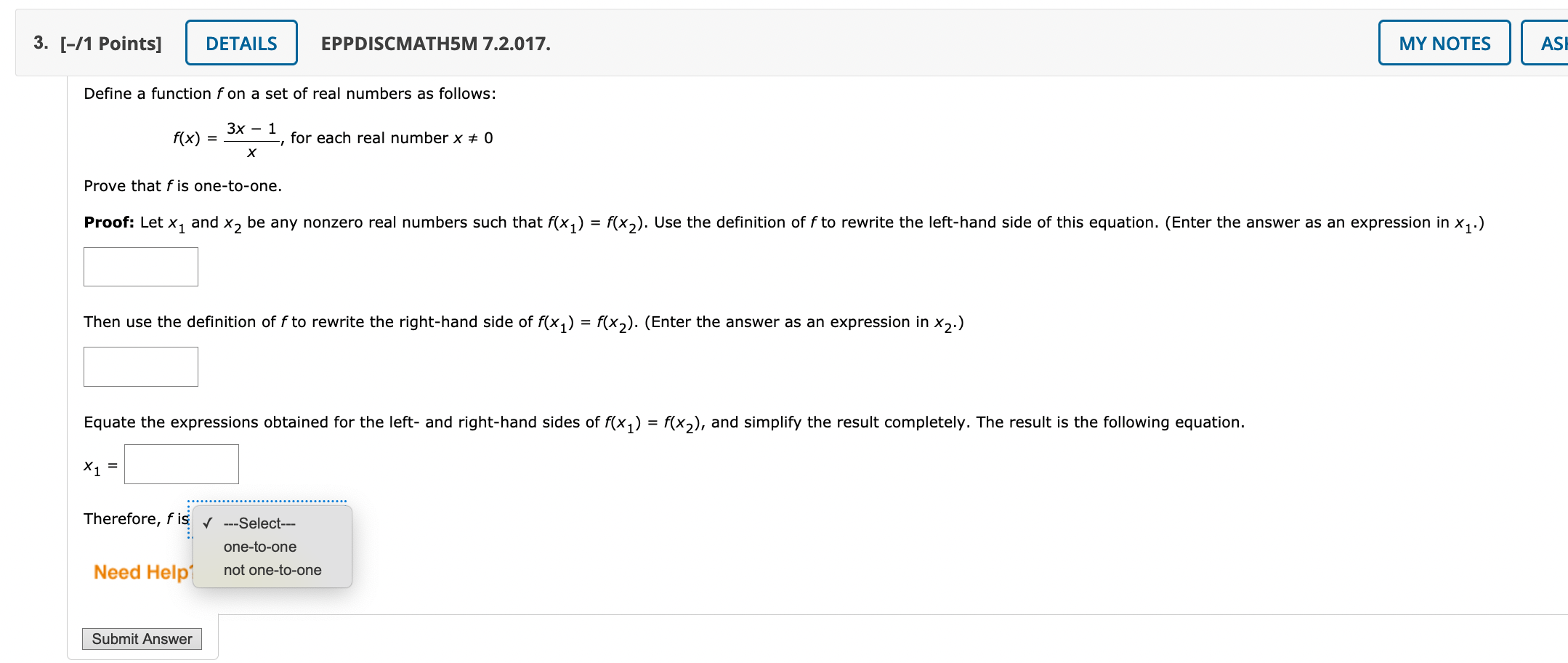 Solved 3. [-/1 Points] DETAILS EPPDISCMATHSM 7.2.017. MY | Chegg.com