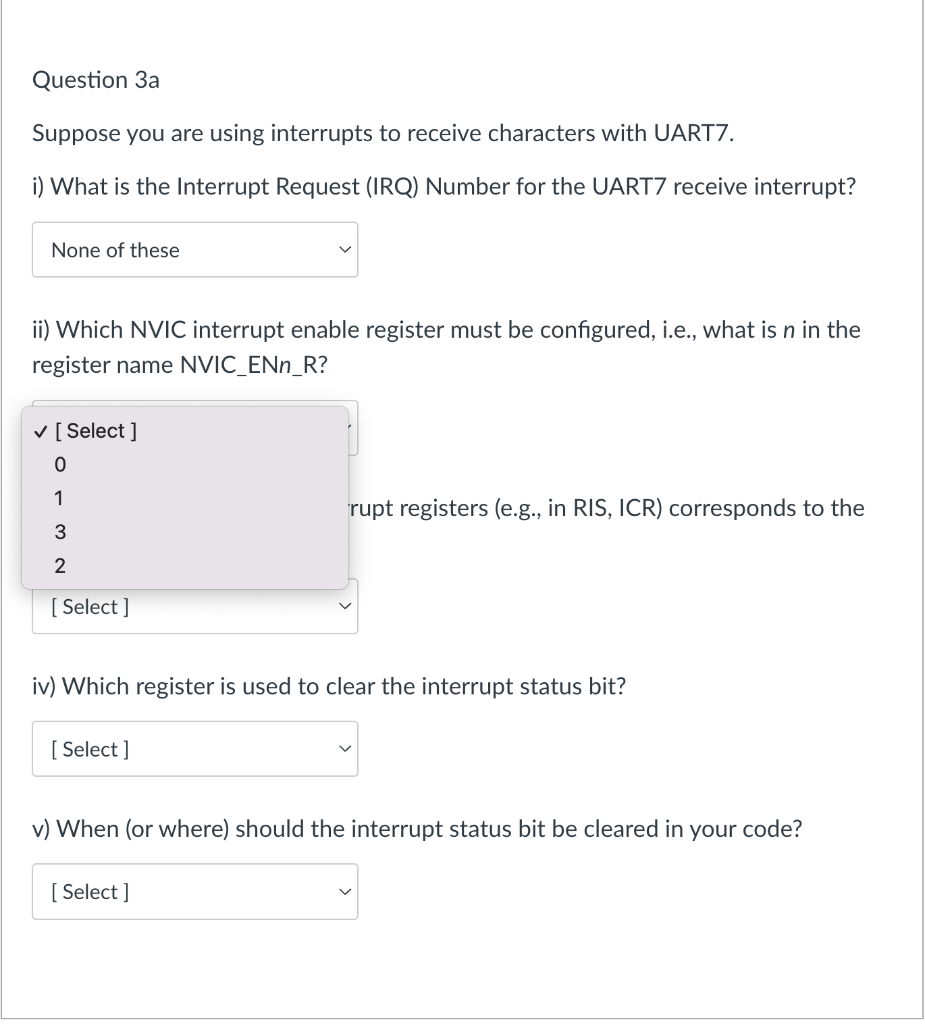 Solved Question 3a Suppose you are using interrupts to | Chegg.com