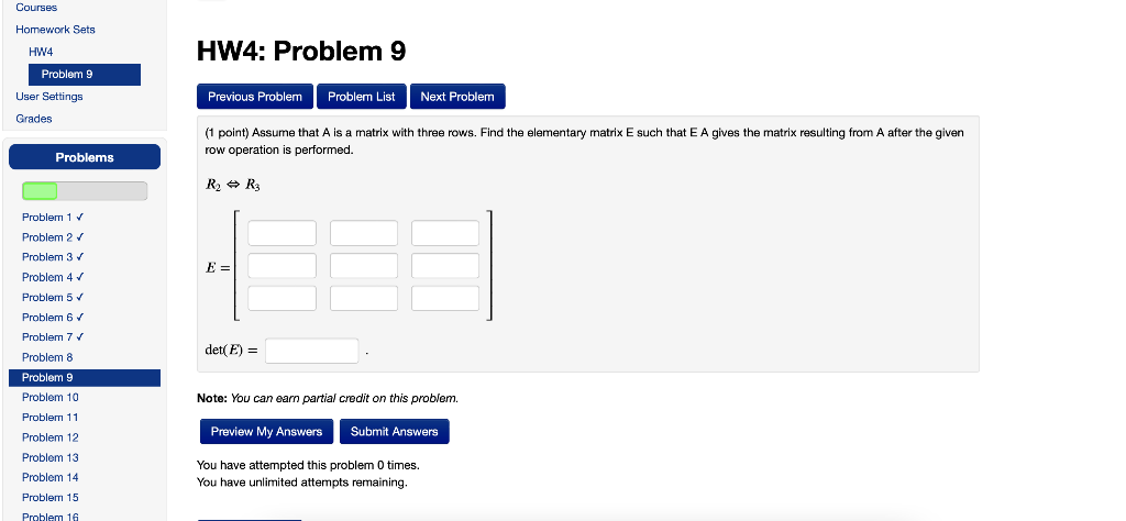Solved Assume that A is a matrix with three rows. Find the | Chegg.com