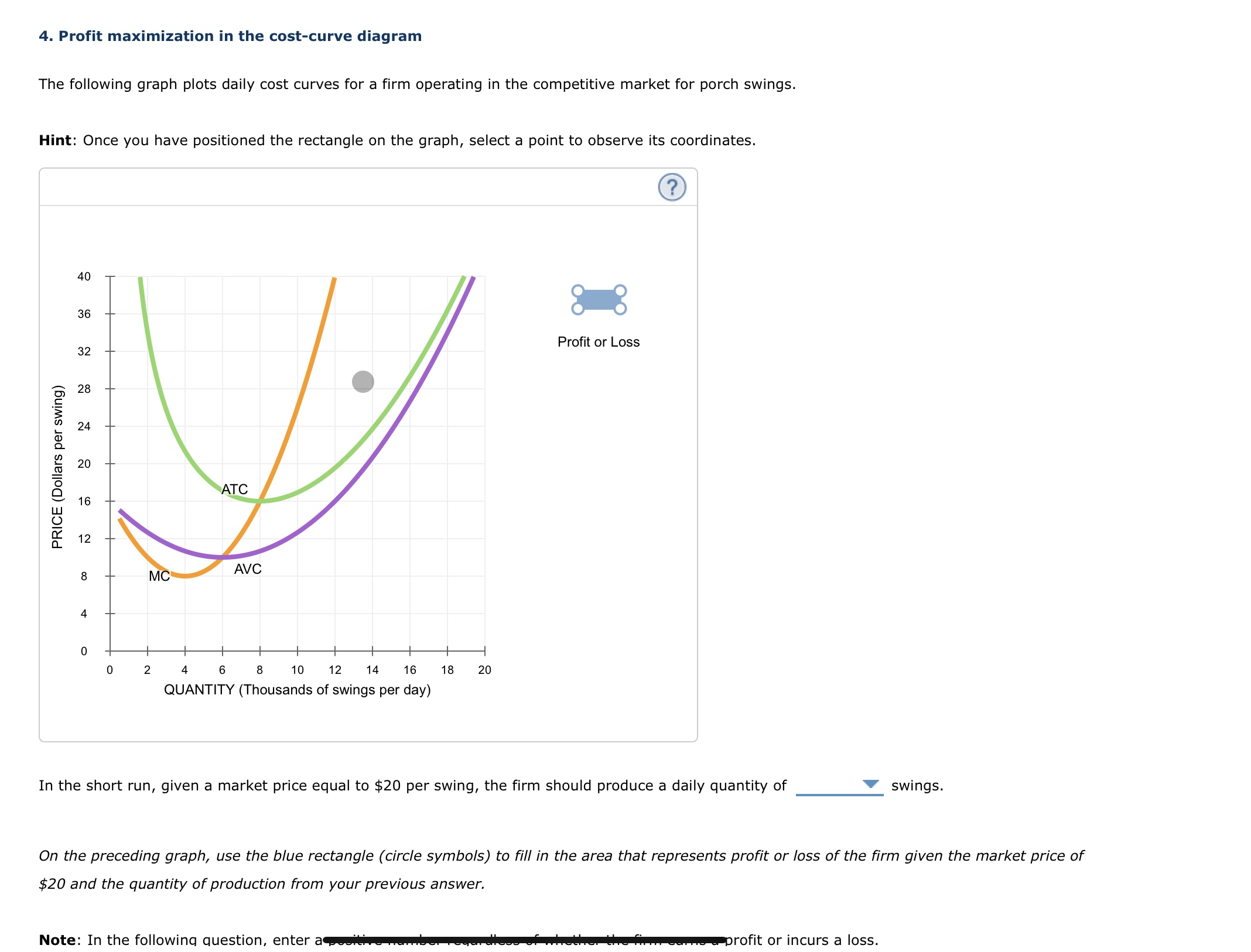 Solved 4. Profit maximization in the cost-curve diagram The | Chegg.com