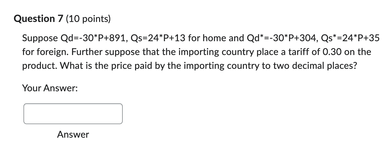 Solved Question 7 (10 ﻿points)Suppose | Chegg.com