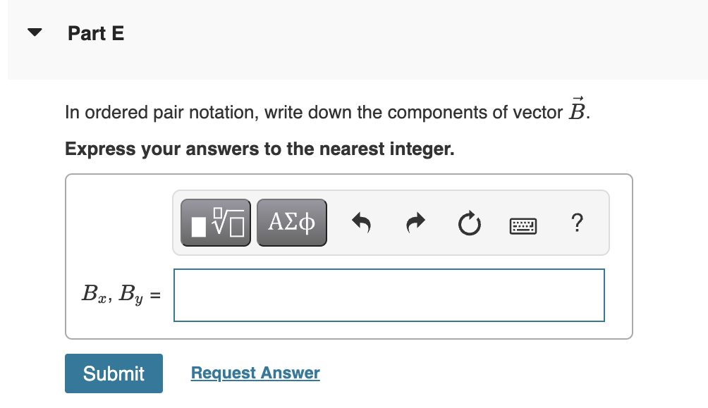 Solved In ordered pair notation, write down the components | Chegg.com
