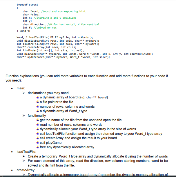 Solved In your midterm, you are going to write a puzzle | Chegg.com