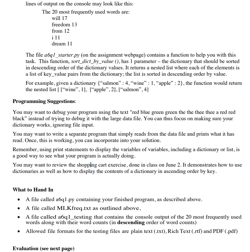 Solved Answer in python plz. Use knowledge of dictionaries, | Chegg.com