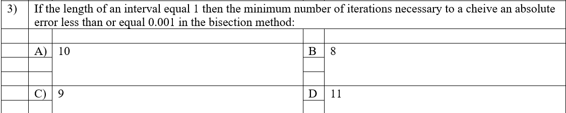 Solved 3) If the length of an interval equal 1 then the | Chegg.com