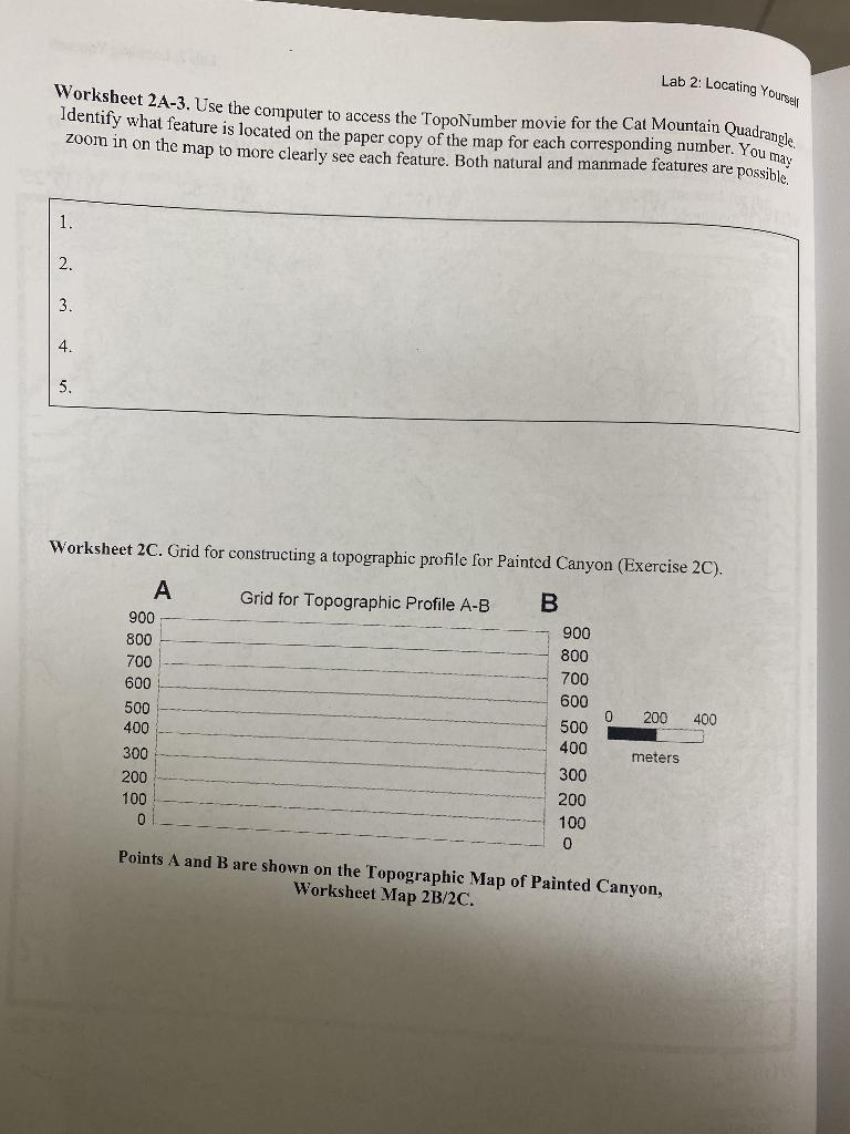 Name LAB 2 You will tear out this page and turn it in | Chegg.com
