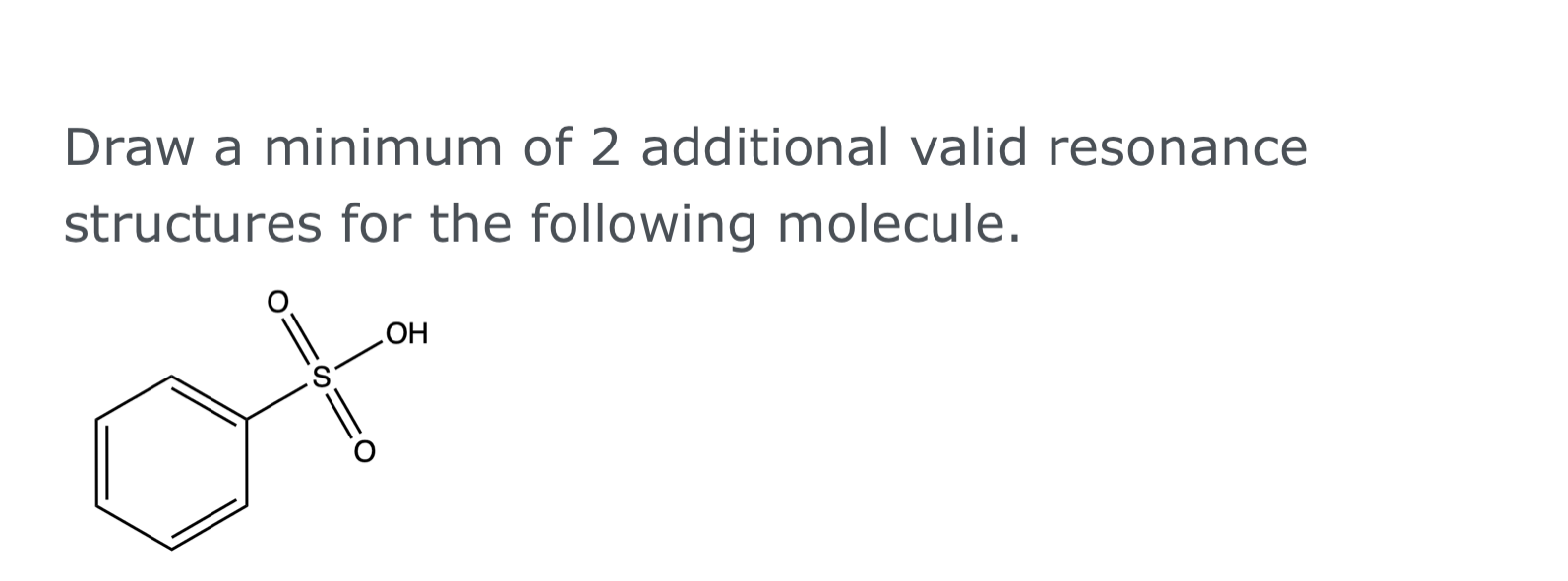 Solved Draw a minimum of 2 additional valid resonance | Chegg.com