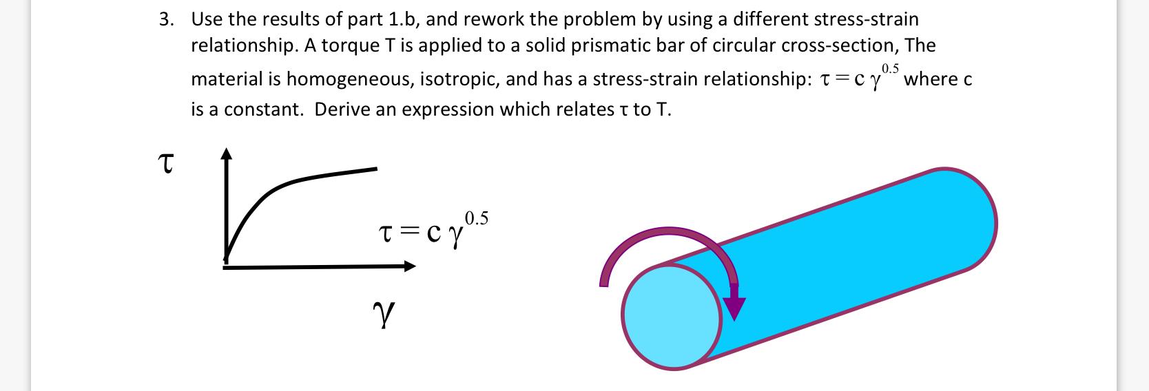 Solved Use the results of part 1.b, and rework the problem | Chegg.com