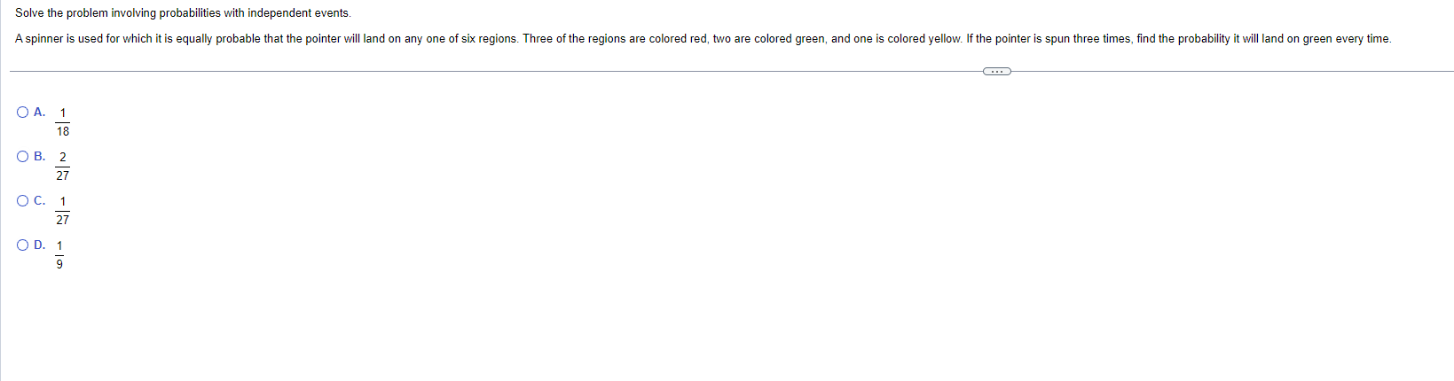 Solved Solve the problem involving probabilities with | Chegg.com