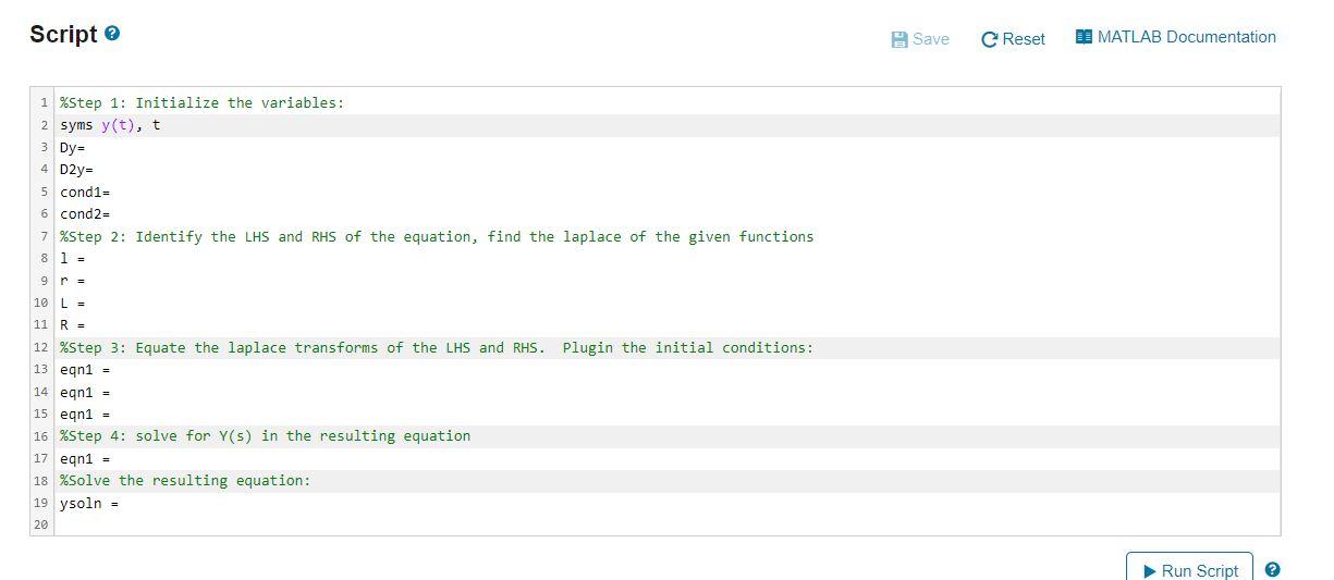 Solved Differential Equations by Laplace transforms . On | Chegg.com
