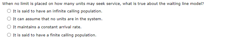 Solved When No Limit Is Placed On How Many Units May Seek