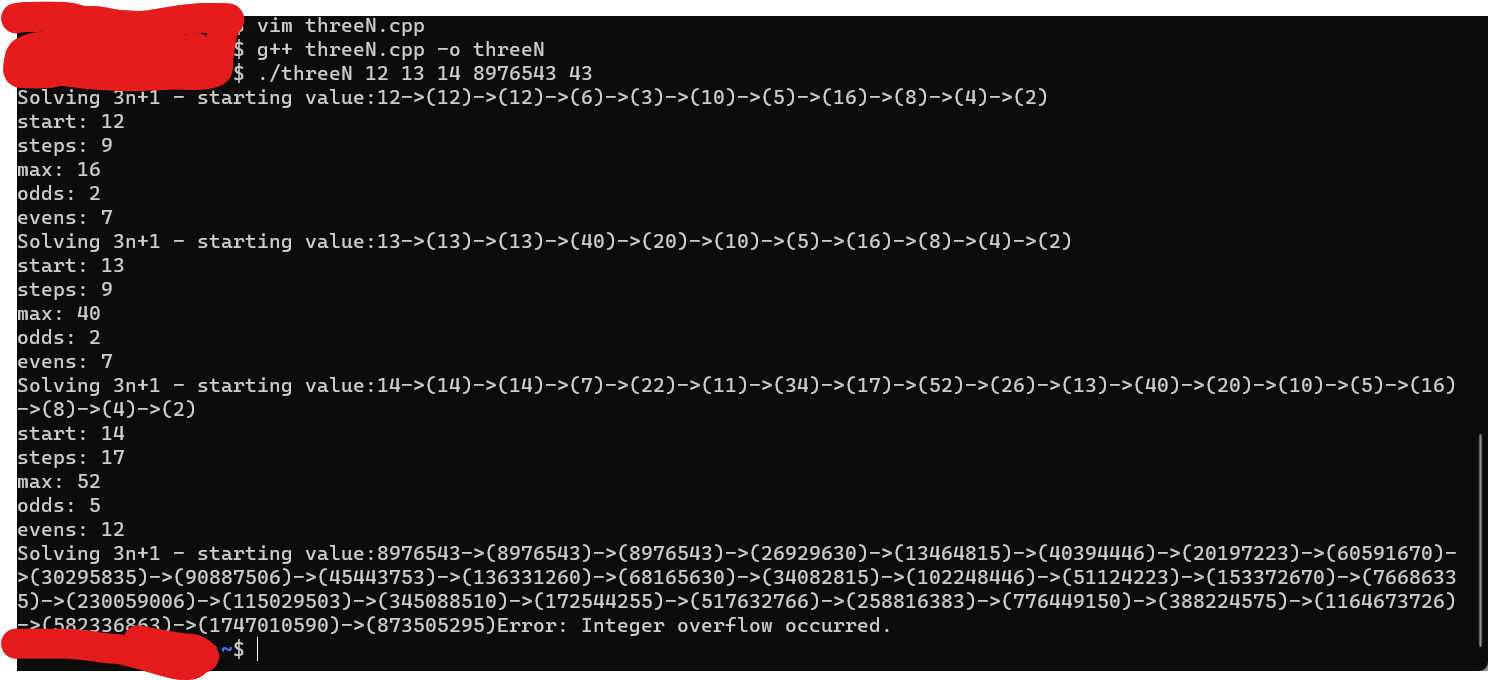 Solved in c++! why does my number repeat twice?? and why | Chegg.com