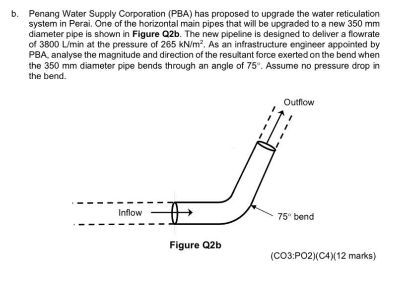 Solved b. Penang Water Supply Corporation (PBA) has proposed | Chegg.com