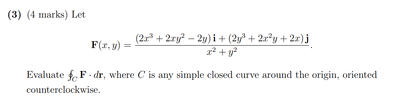 Solved (3) (4 marks) Let | Chegg.com