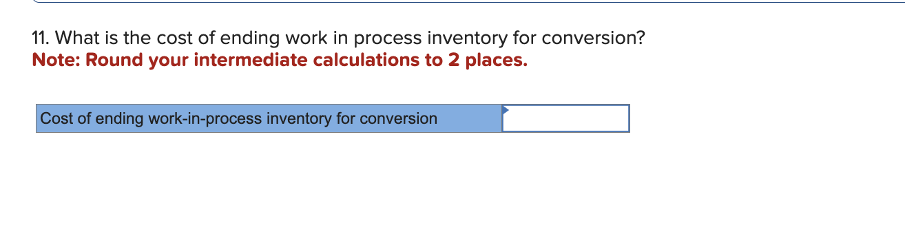 Solved 7. What is the cost of beginning work in process | Chegg.com