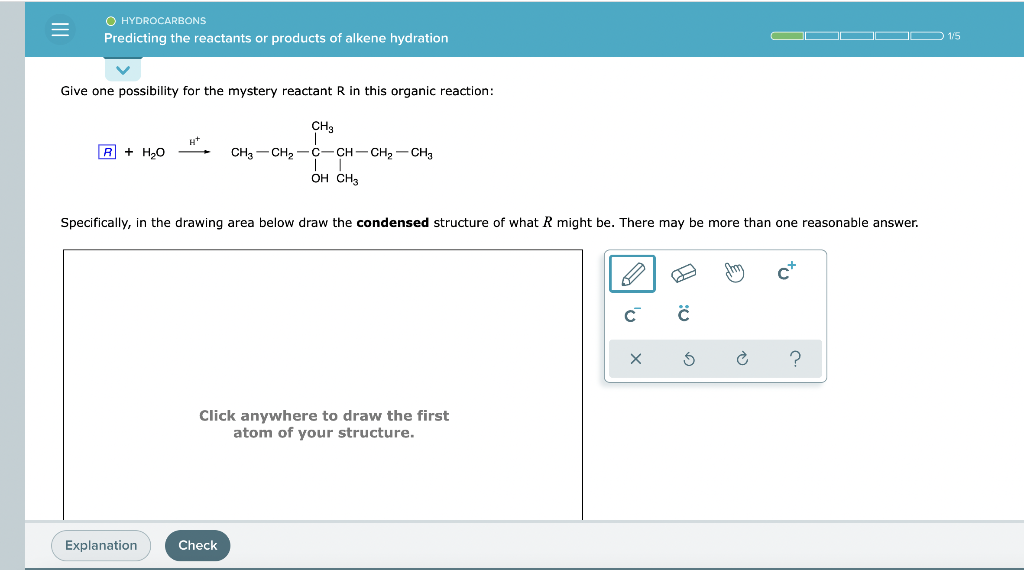 Solved TIL O HYDROCARBONS Predicting the reactants or | Chegg.com
