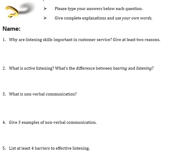 Solved Please answer these questions in your own words | Chegg.com