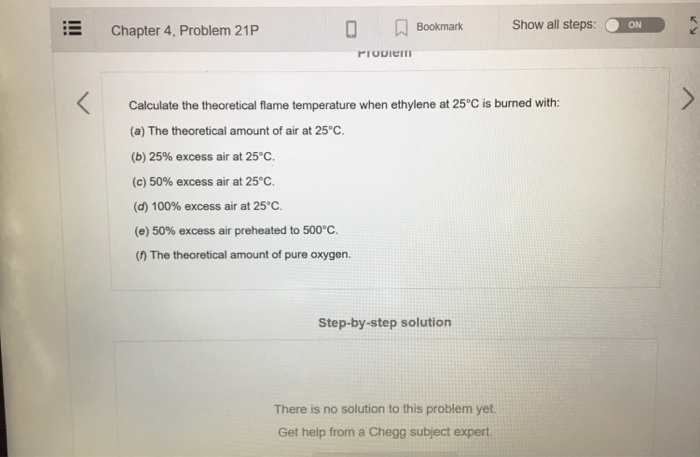 Solved Chapter 4, Problem 21P Bookmark Show all steps: ON | Chegg.com