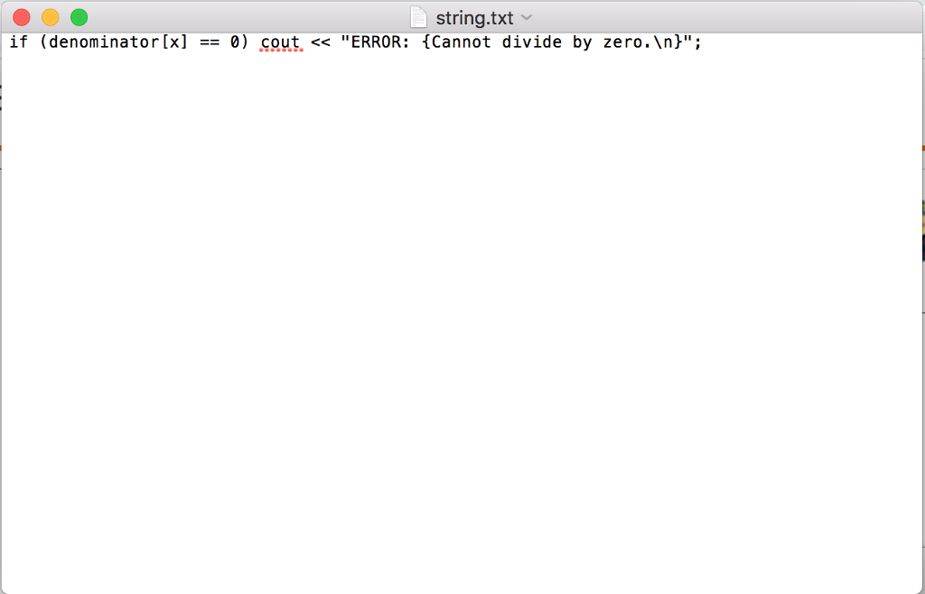 Solved Write a C++ program that will determine if a string | Chegg.com