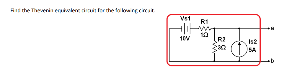 Solved Find the Thevenin equivalent circuit for the | Chegg.com