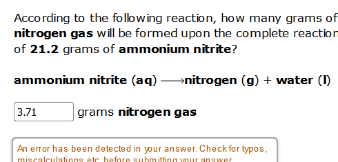 Solved According to the following reaction, how many grams | Chegg.com