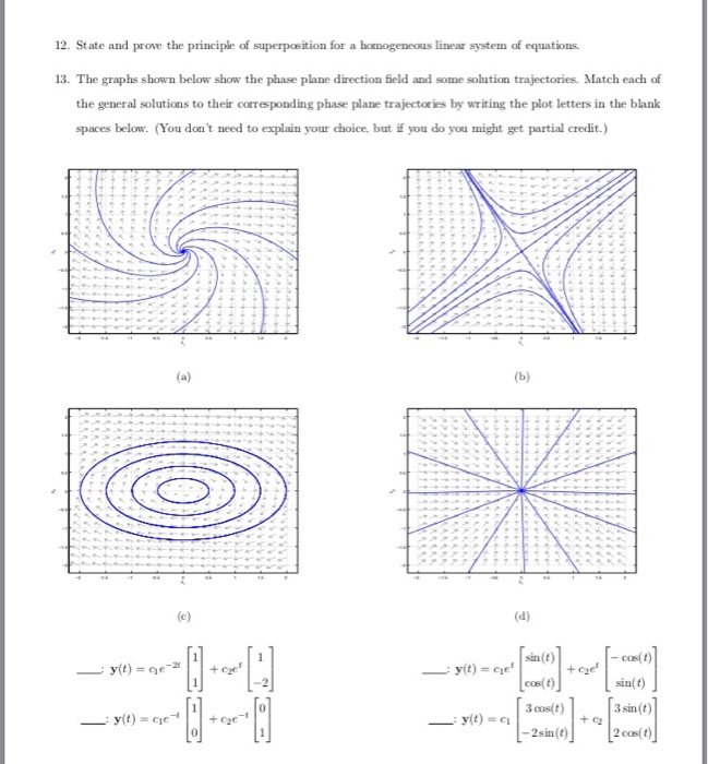 Solved 12. State and prove the principle of superposition | Chegg.com