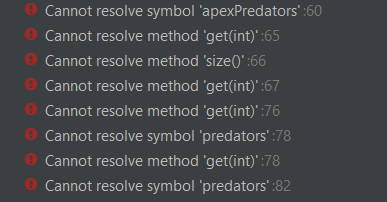 Solved public static void predatoreatsprey(String[][] | Chegg.com