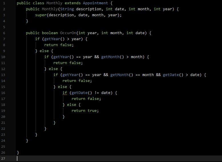 Solved P9.4 Improve the appointment book program of Exercise | Chegg.com