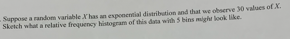 Solved Suppose a random variable X has an exponential | Chegg.com