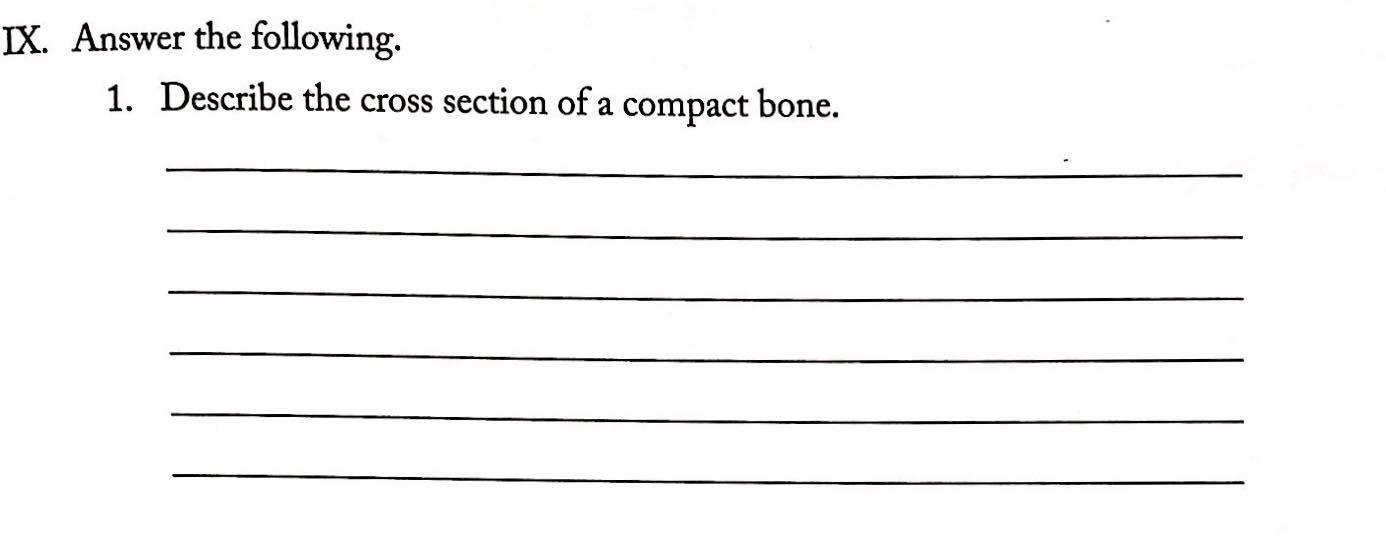Solved I. Draw and label the parts in the cross section of a | Chegg.com
