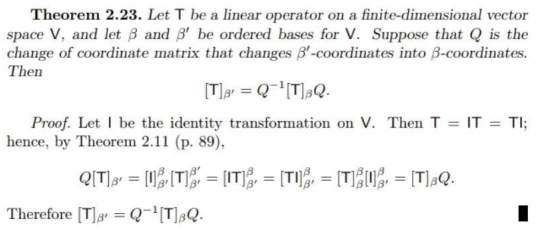 Theorem 2.23. Let T be a linear operator on a | Chegg.com