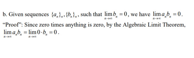 Solved Proof: Since zero times anything is zero, by the | Chegg.com