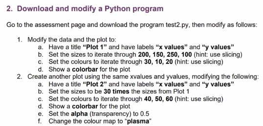 Solved import matplotlib.pyplot as plt import numpy as | Chegg.com