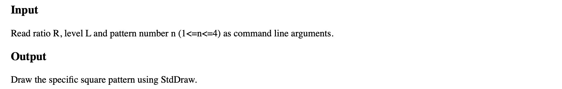 Solved Background StdDraw The authors of the textbook | Chegg.com