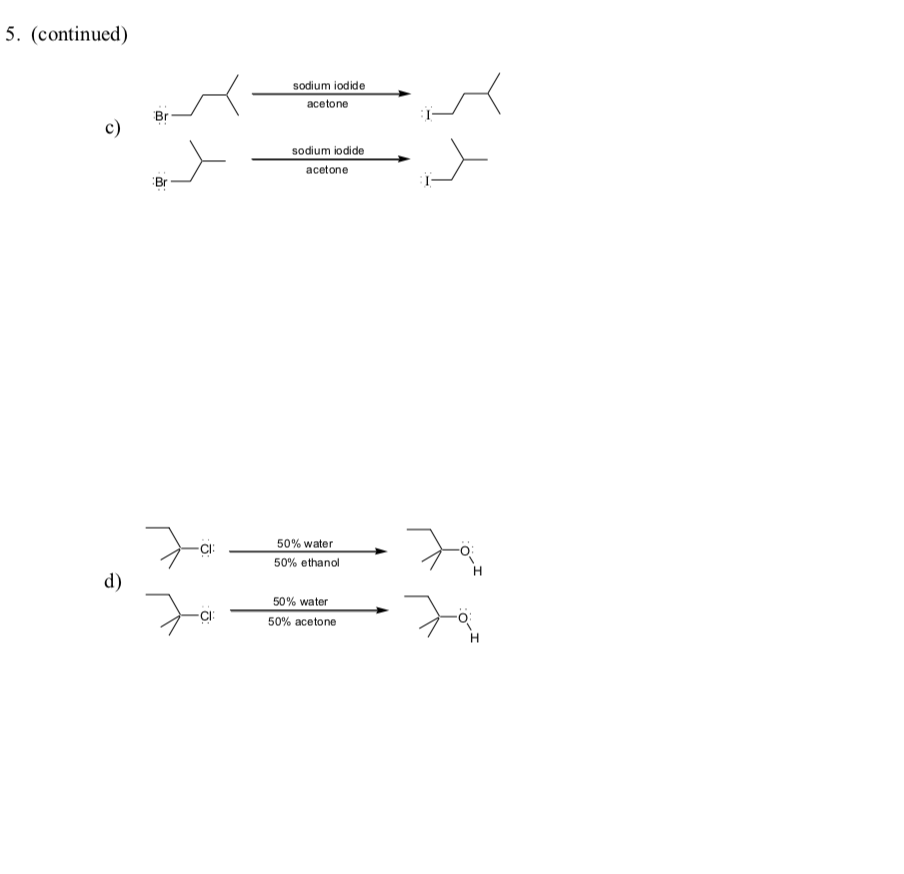 Solved Circle the reaction which is faster for each given | Chegg.com
