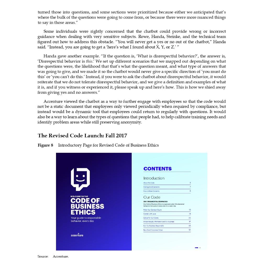 Solved Accenture's Code of Business EthicsTwenty-three | Chegg.com