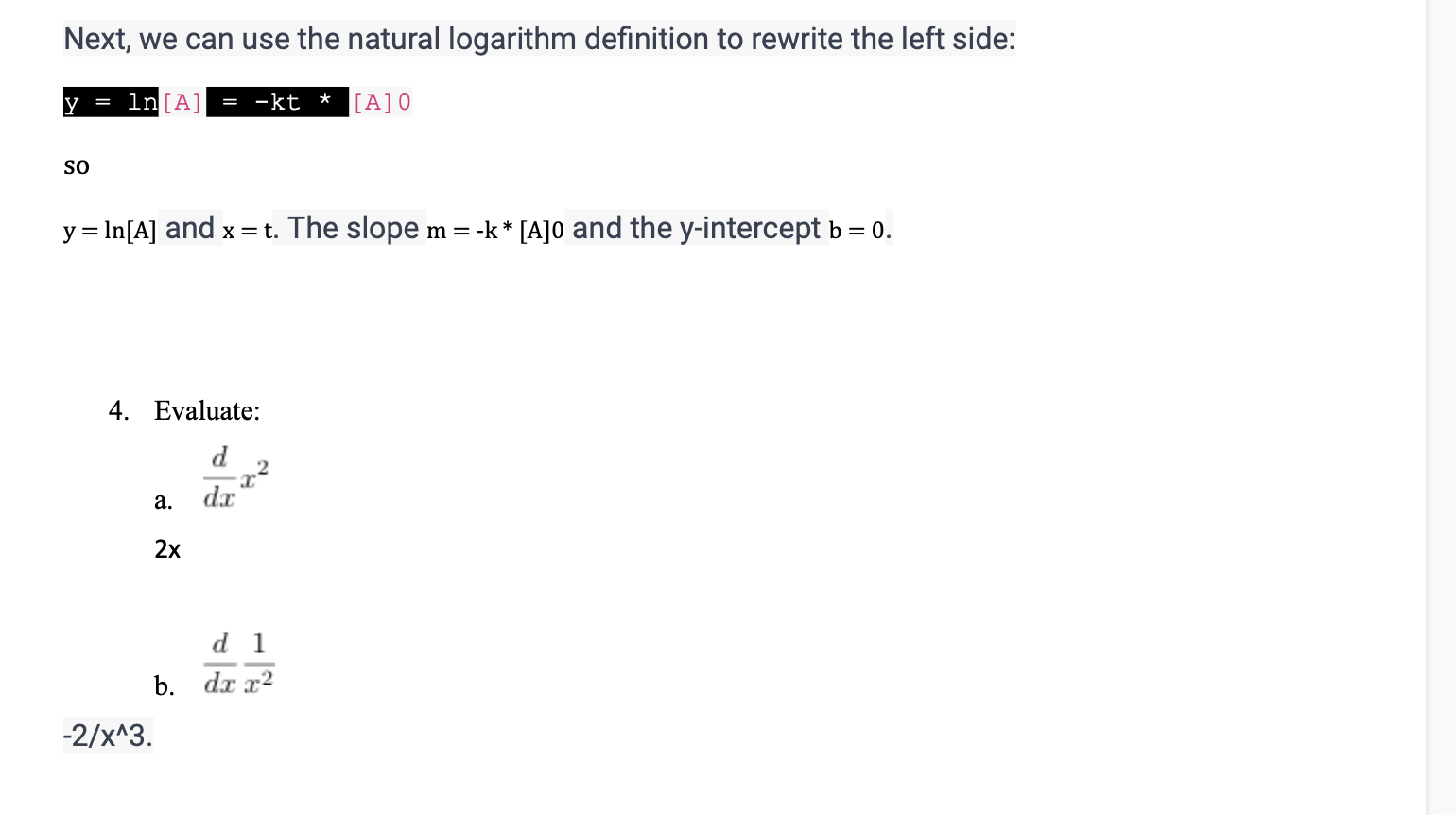 3. Using the properties of log functions, change the | Chegg.com
