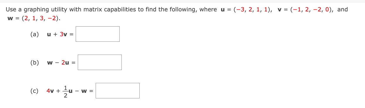Solved Use a graphing utility with matrix capabilities to | Chegg.com