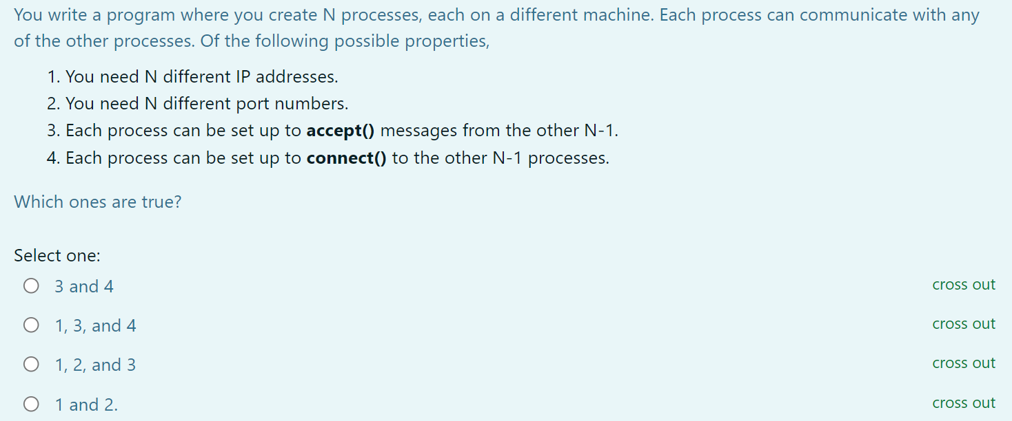 Solved You write a program where you create N processes, | Chegg.com