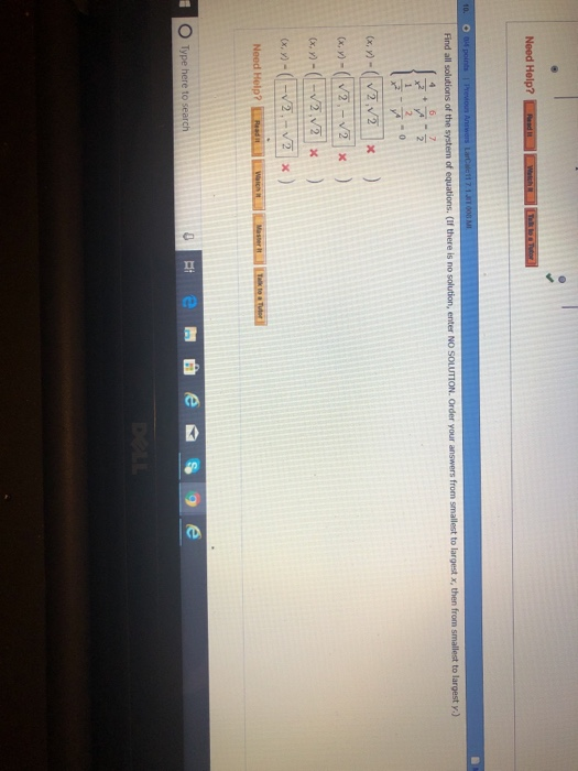 Solved Need Help? Find all (If there is no enter N from | Chegg.com