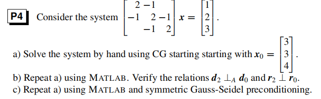 Solved 2-1 P4|Consider the system- 2-1x - 2 -I ) Solve the | Chegg.com