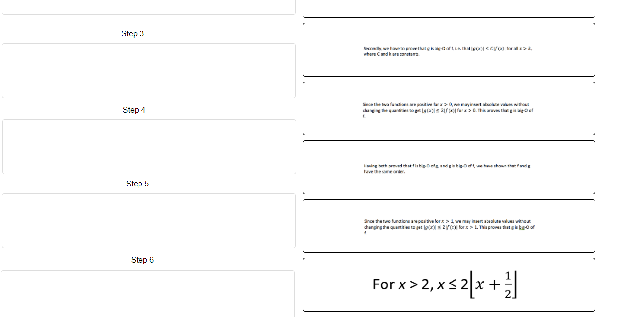 Solved Step 6 For x>2,x52(x + [) Step 7 Observe that for all | Chegg.com
