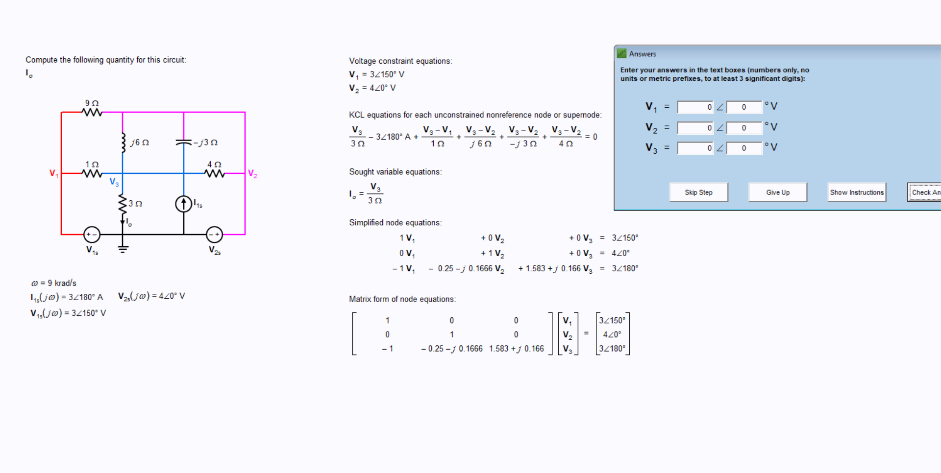 Solved Answers Compute the following quantity for this | Chegg.com