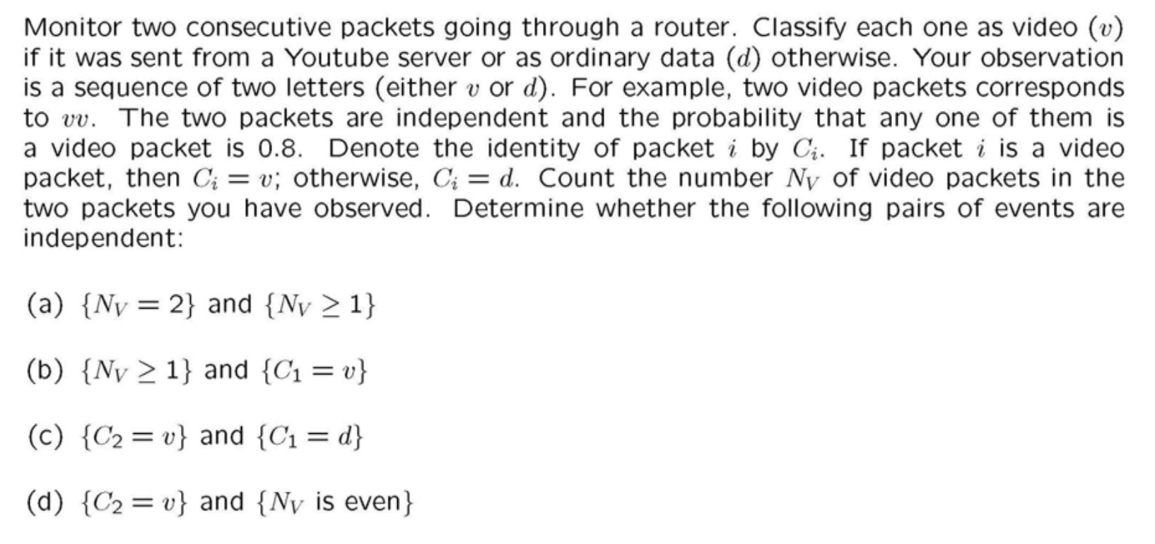 Solved Monitor Two Consecutive Packets Going Through A